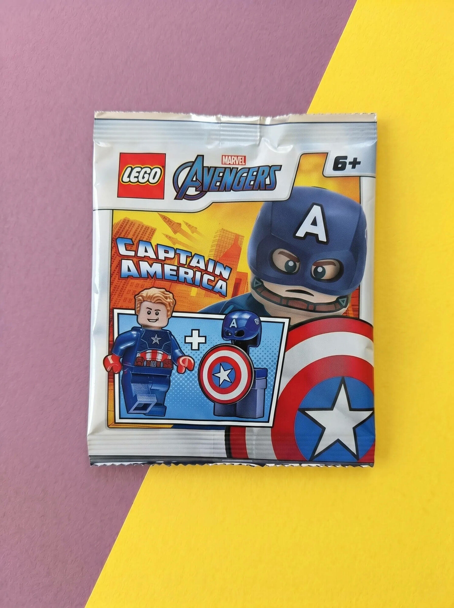 Конструктор LEGO Marvel Super Heroes 242106 Captain America, 6 деталей, от 14 лет