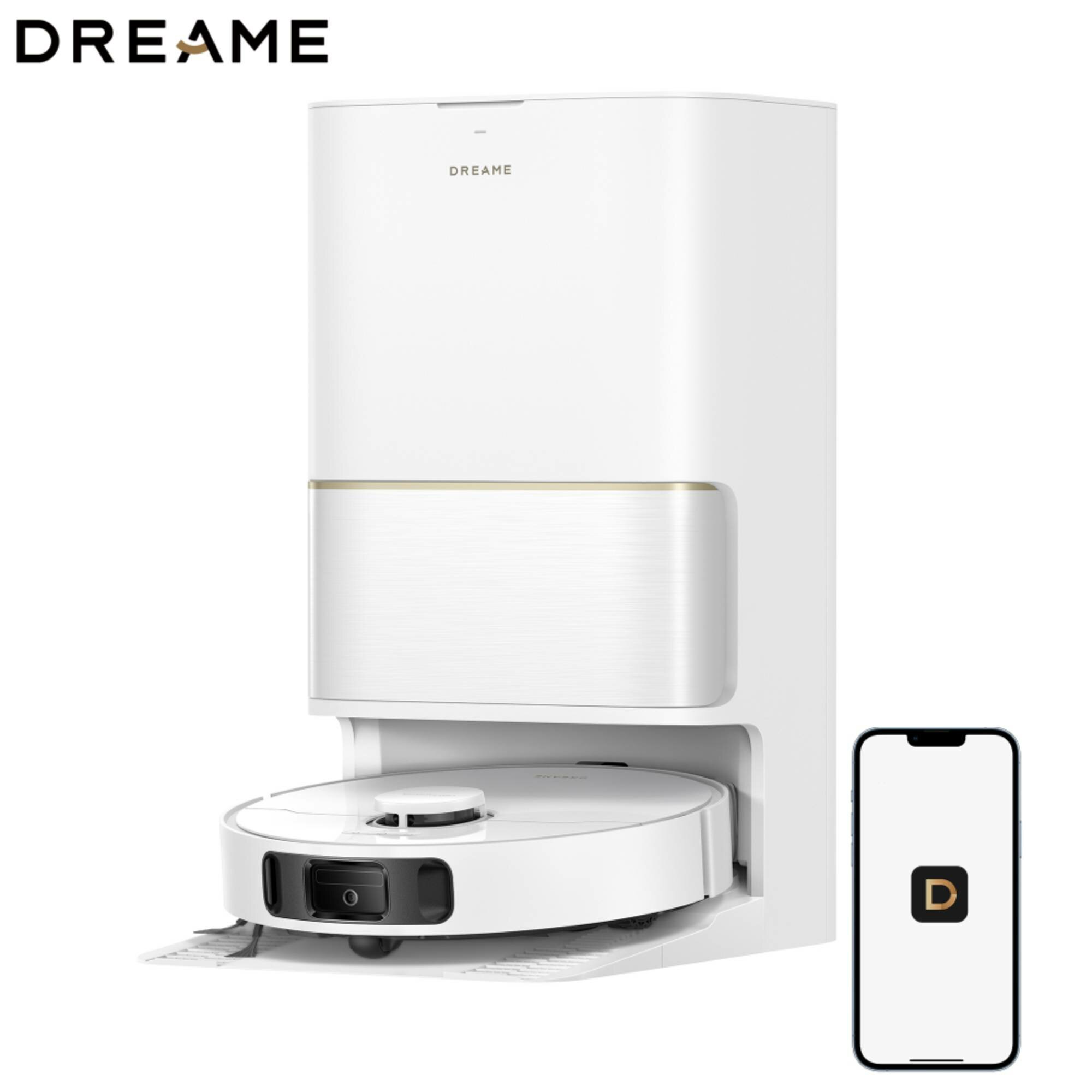 Dreame L40 Ultra VE Робот-пылесос, 25 000 Па, мойка швабр горячей водой 80°C, станция самообслуживания