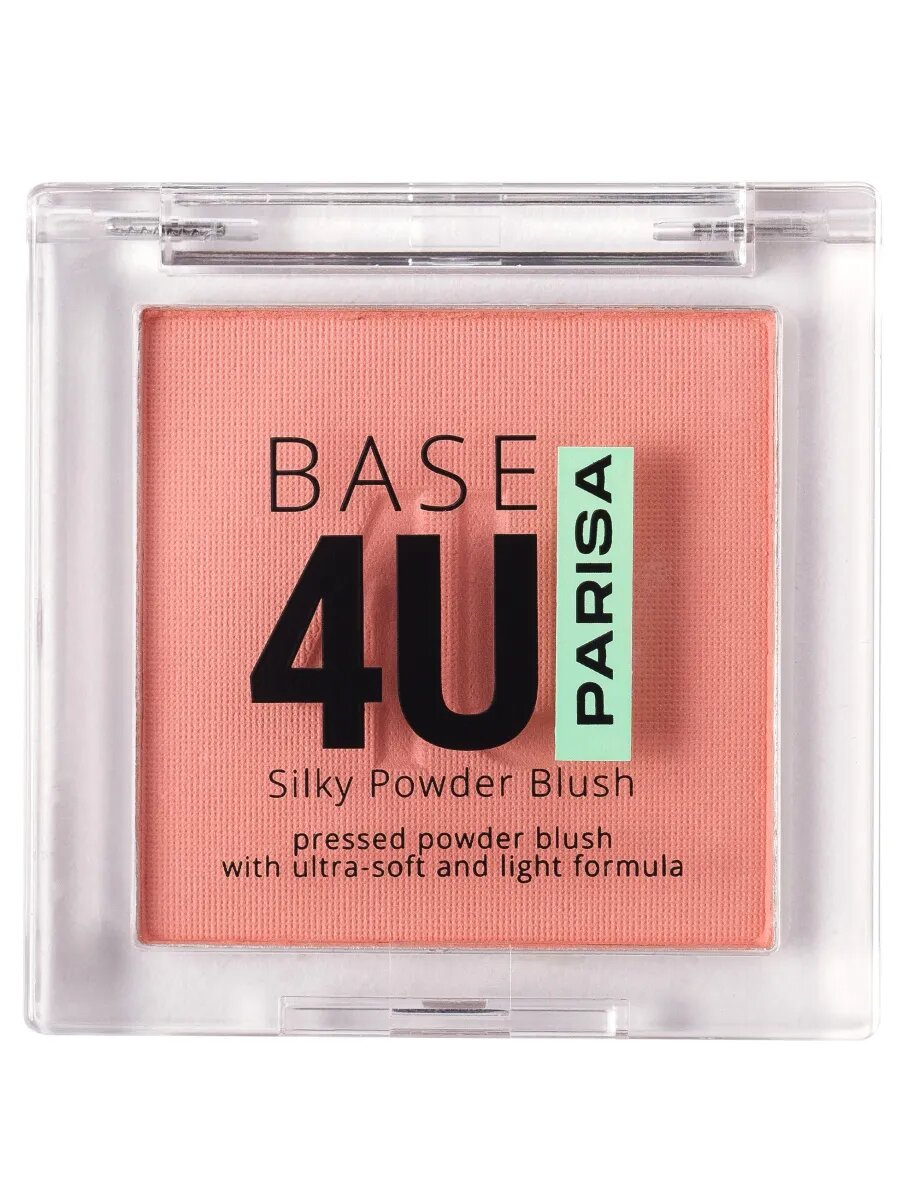 Румяна для лица матовые пудровые Parisa Cosmetics т02 клубничные