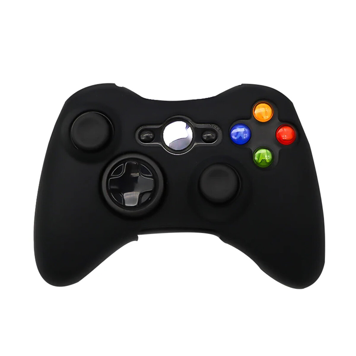 Чехол силиконовый для геймпада/джойстика Xbox 360 Черный (Black)