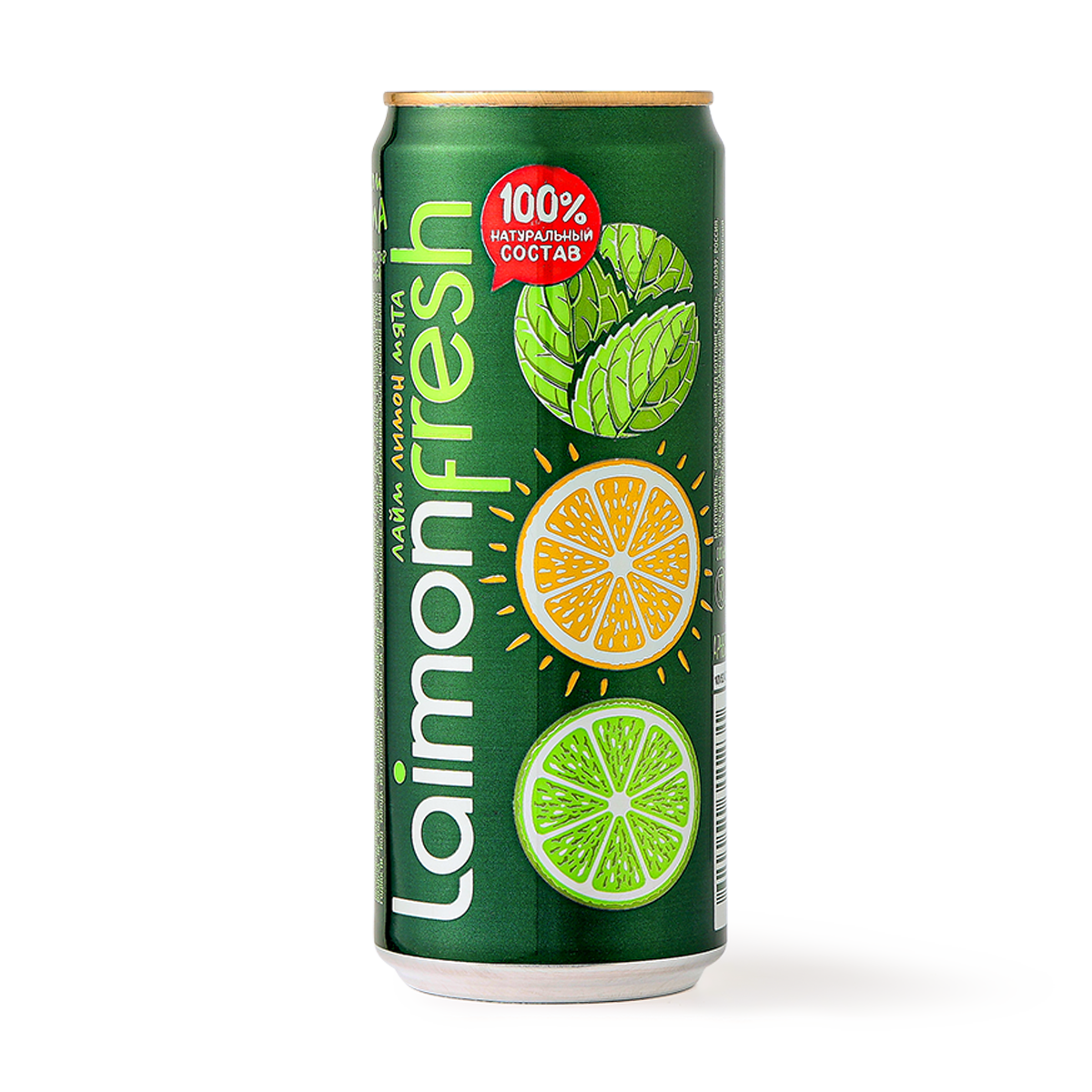 Напиток Laimon Fresh, газированный, 0,33 л, металлическая банка