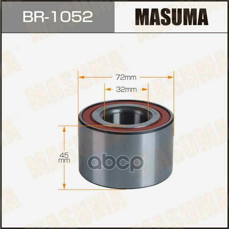 Подшипник ступичный Toyota Mark II 2000–2004 Masuma арт. BR-1052