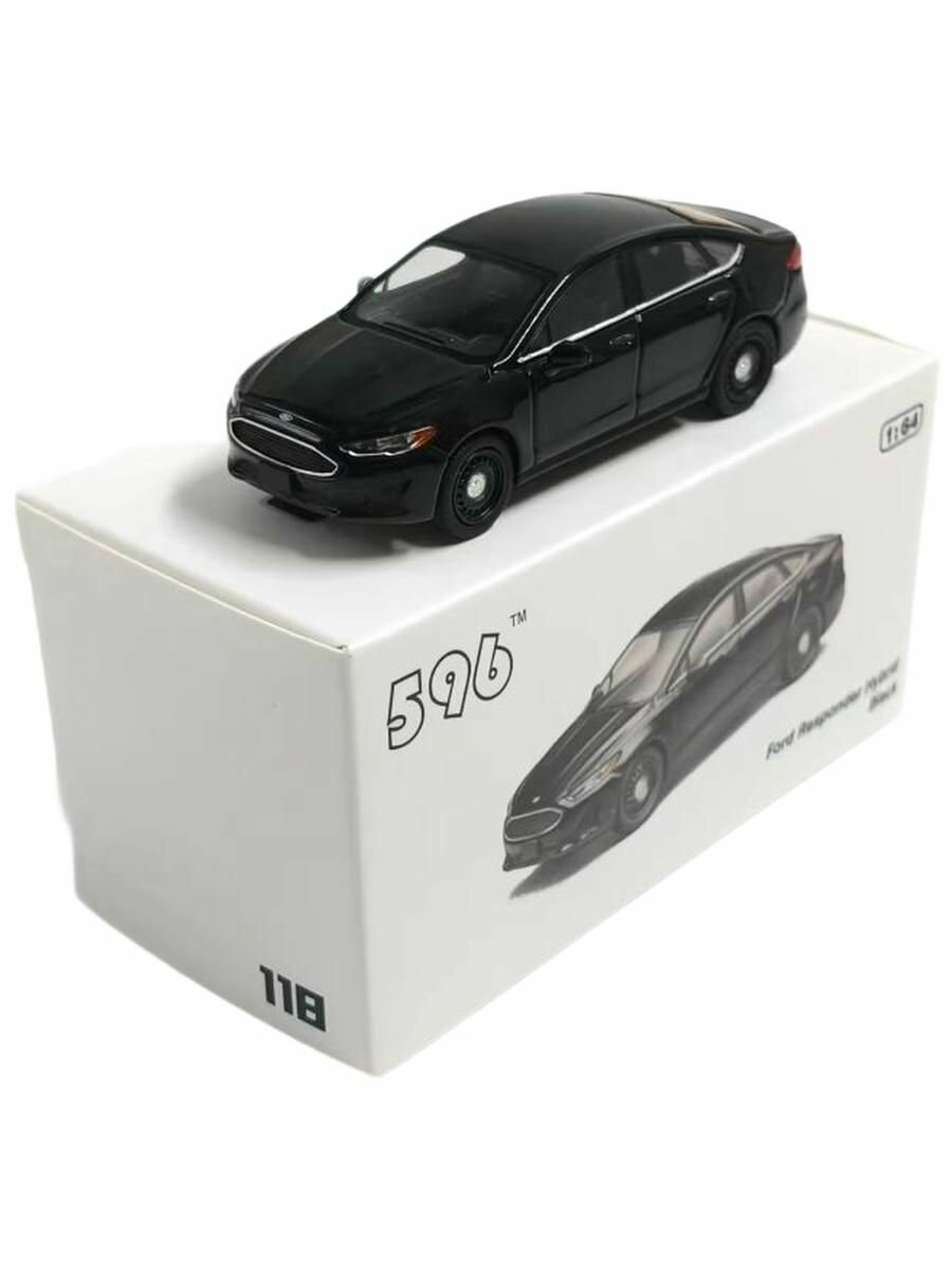 Машинка металлическая модель 596 1:64 Ford Responder Hybrid Black