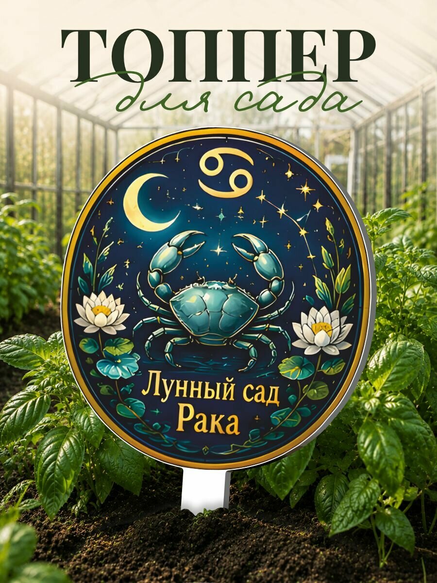 Фигурки для сада Рак - Знак зодиака