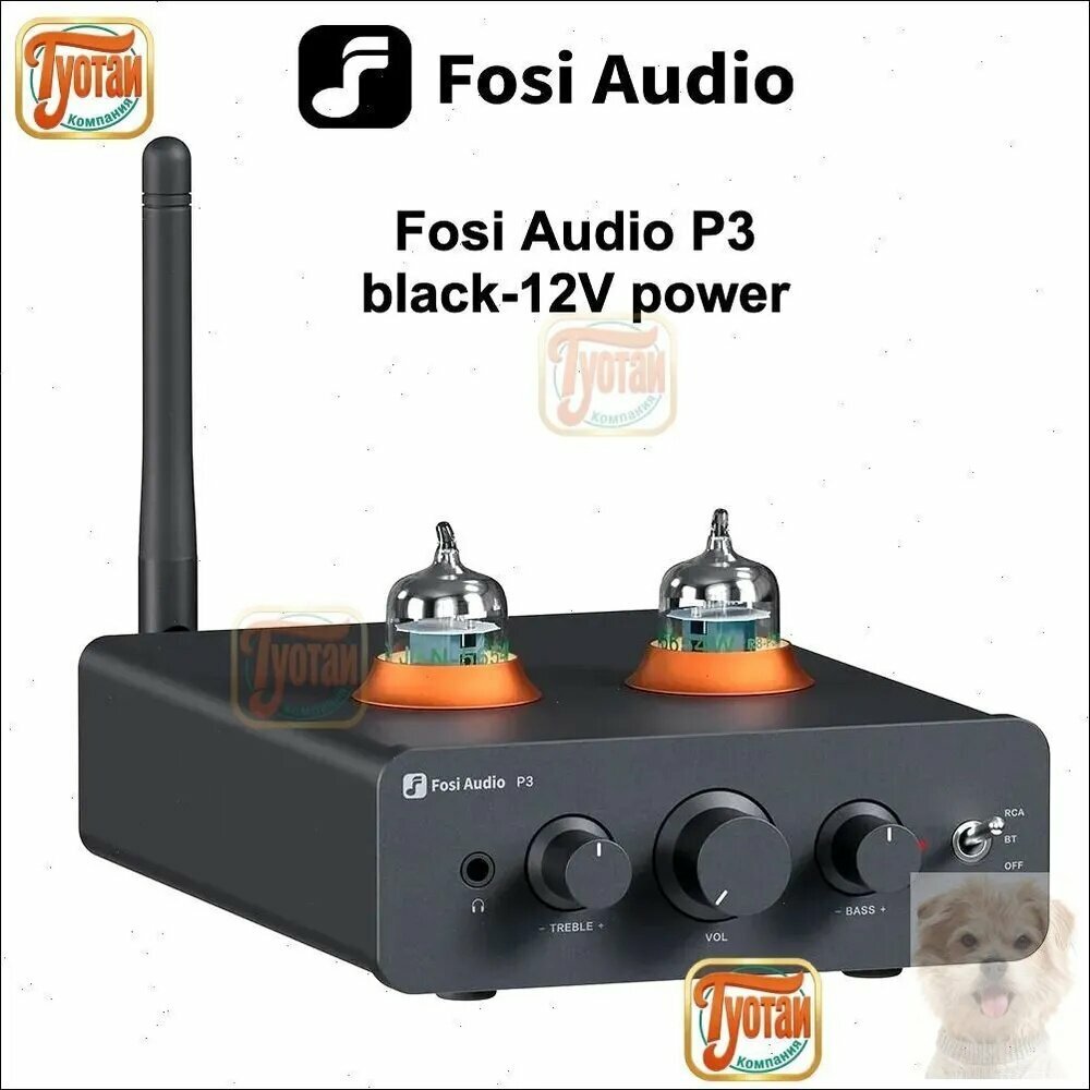 Fosi Audio P3 Регулятор тембра стереофонического предусилителя Bluetooth HiFi для домашнего использования