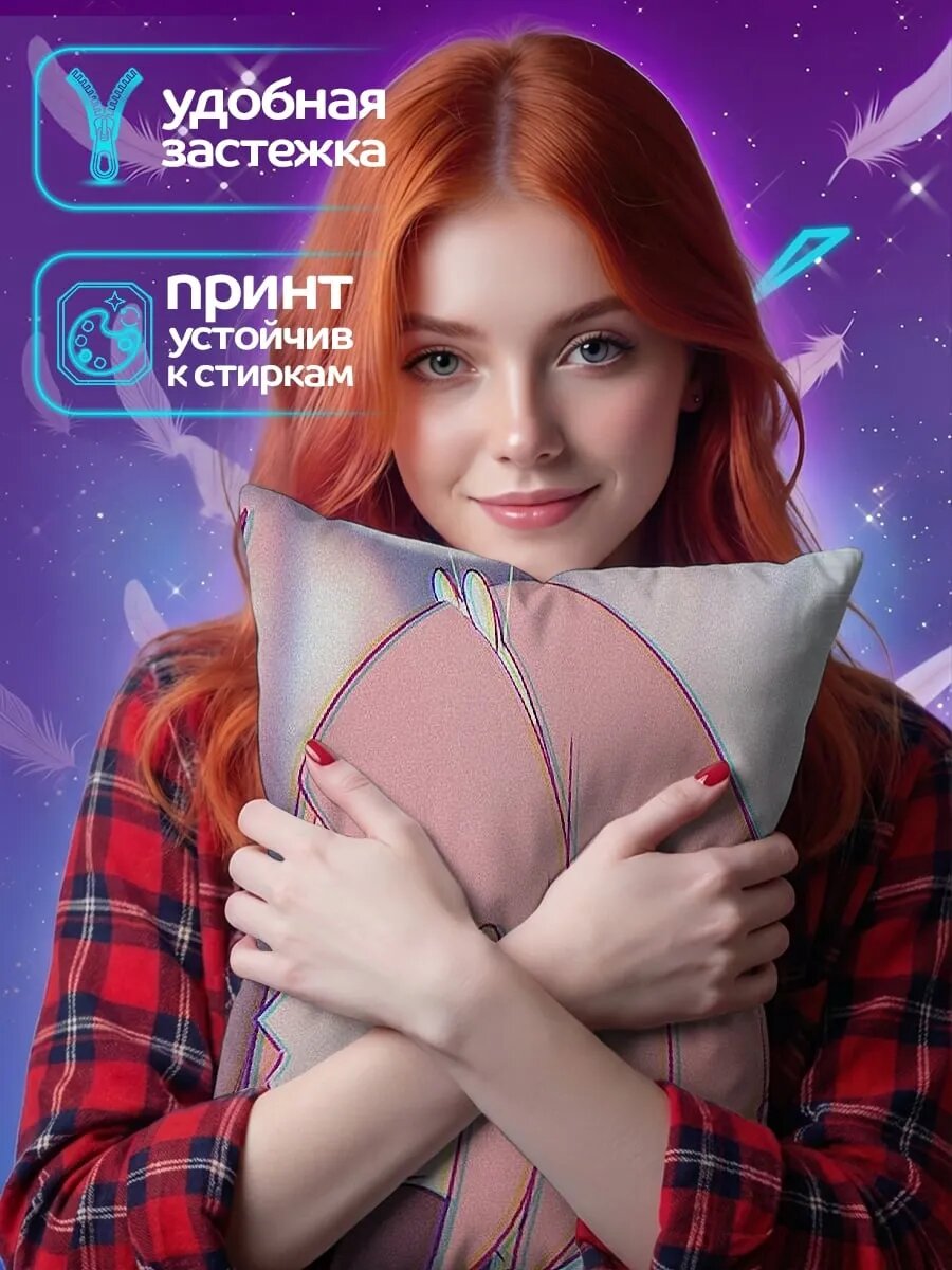 Подушка дакимакура Девушки пьют напиток — фото 1