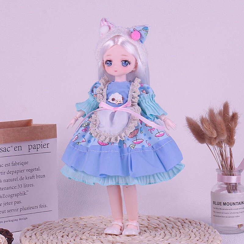 Starlight Eyes мятная кукла с комплектом одежды, 30см аниме кукла с суставами