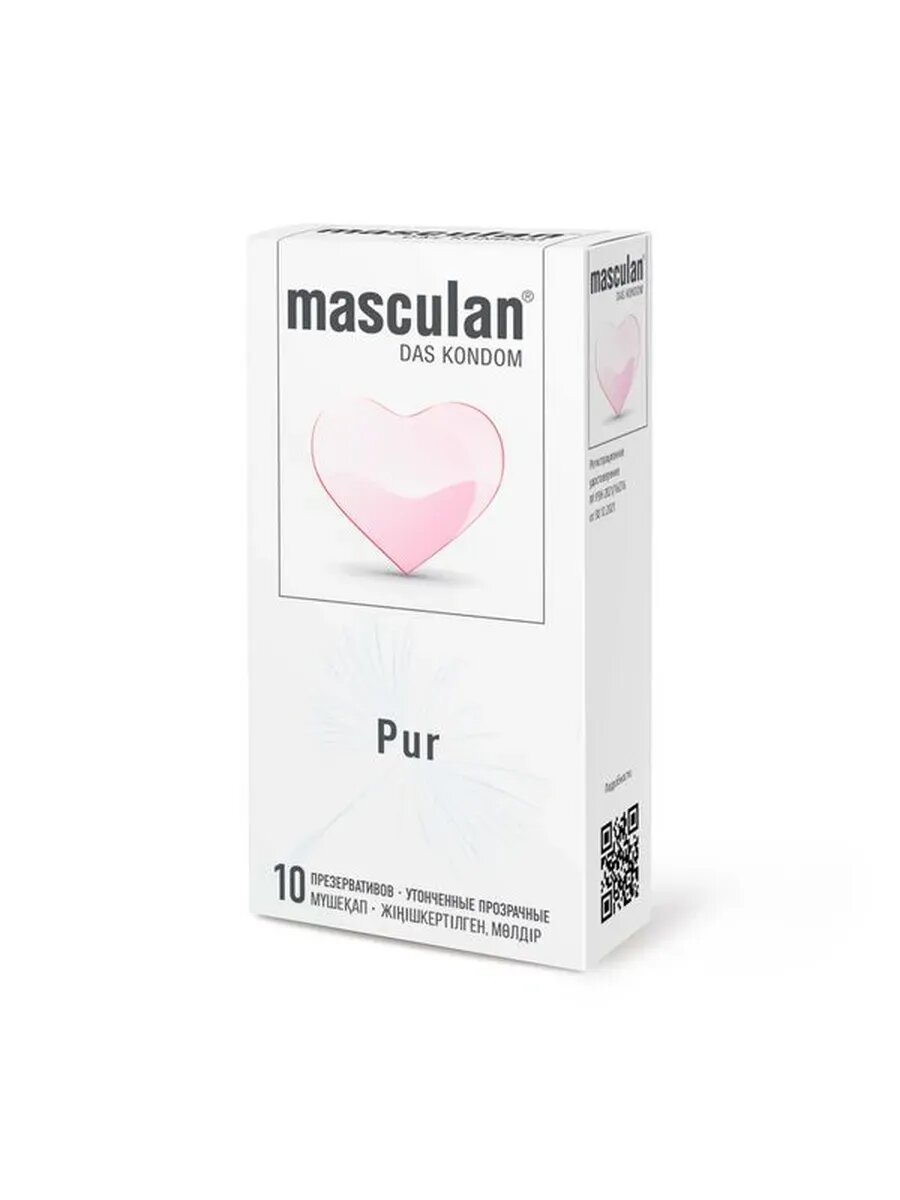 Презервативы утонченные прозрачные Pur Masculan/Маскулан 10шт