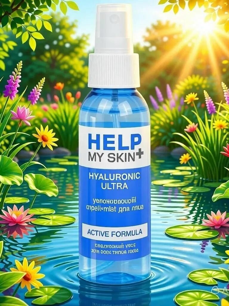 Спрей-mist увлажняющий для лица HELP MY SKIN HYALURONIC 100 мл