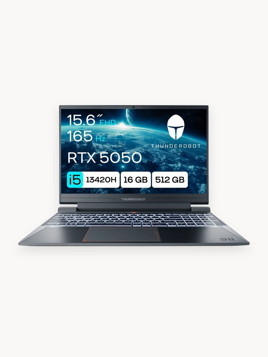 Игровой ноутбук Thunderobot 911X Wild Hunter G3 EVO, диагональ 15,6", 16ГБ, SSD 512ГБ, GTX 5050