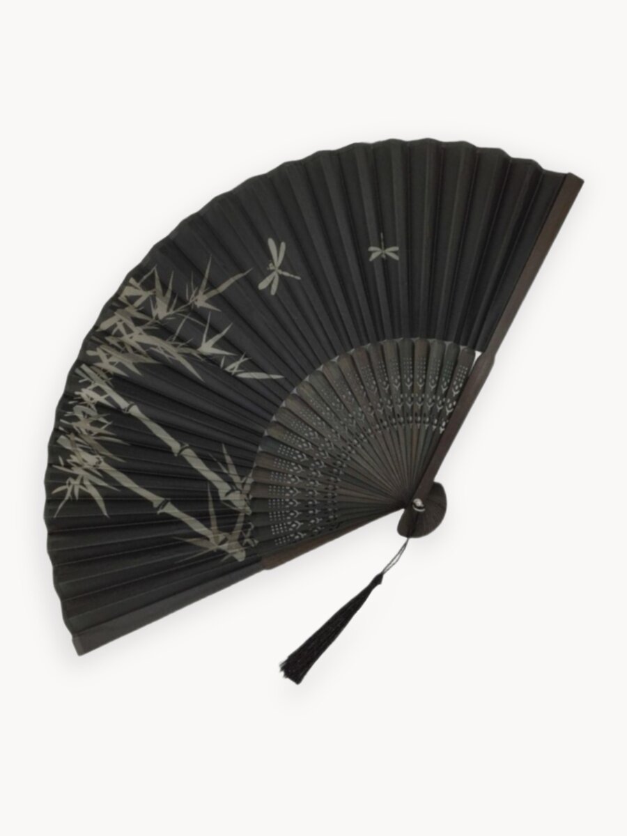 Веер складной женский для танцев китайский и японский стиль 41
