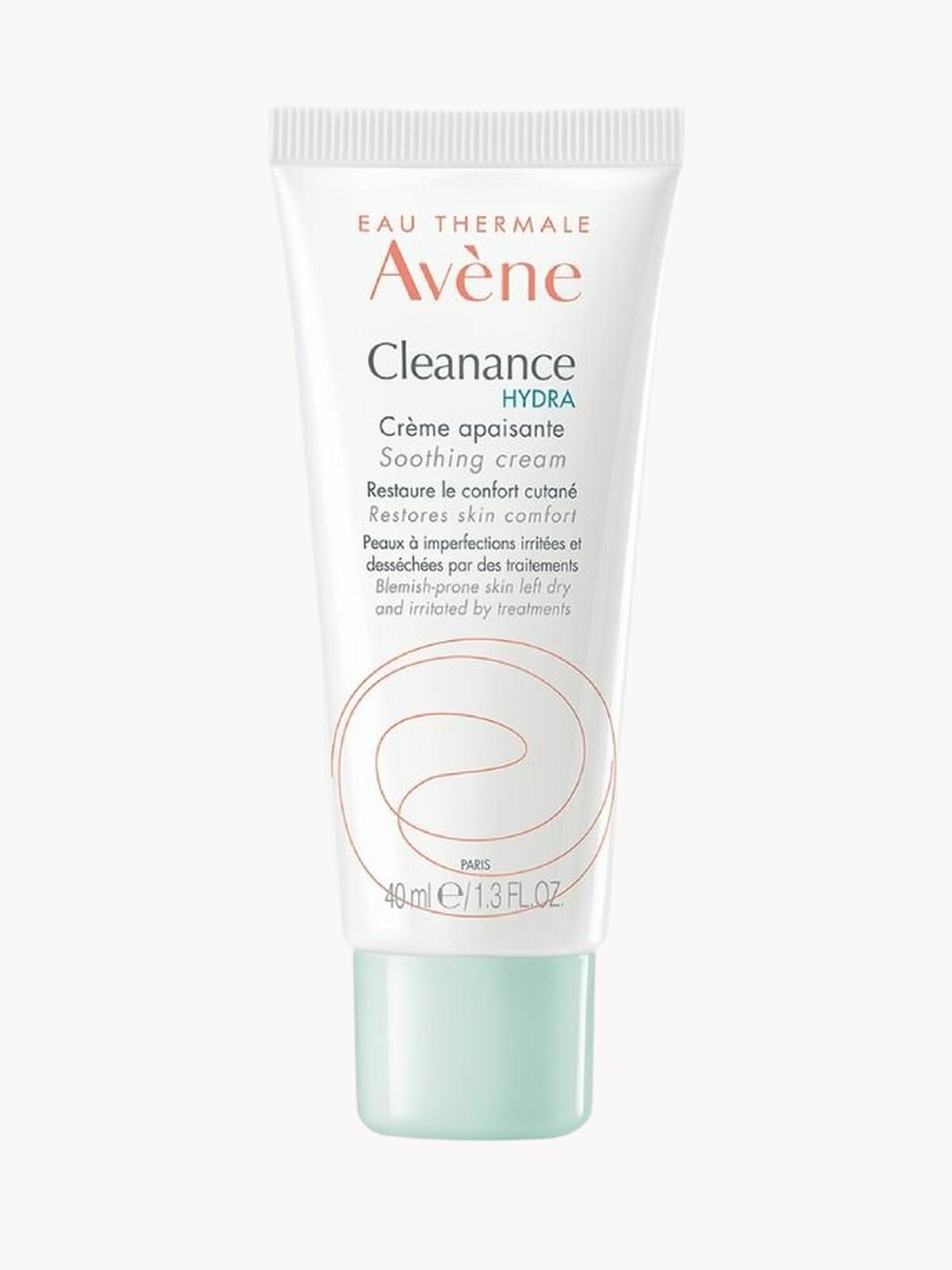 AVENE Cleanance Hydra Крем, восстанавливающий комфорт кожи лица успокаивающий, 40 мл
