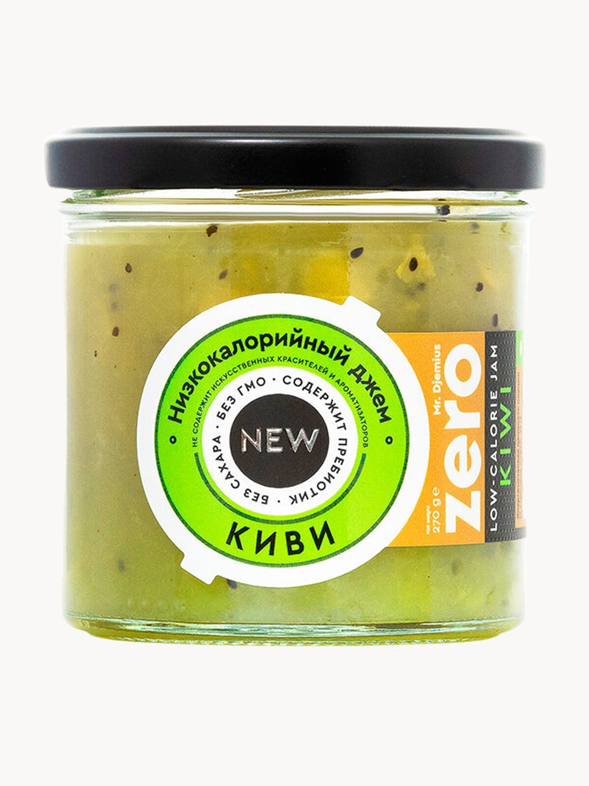 Низкокалорийный натуральный джем без сахара "Киви" Mr Djemius Zero 270 гр