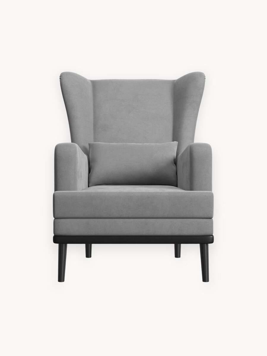 Кресло мягкое в гостиную, для отдыха, для дома антивандальный велюр