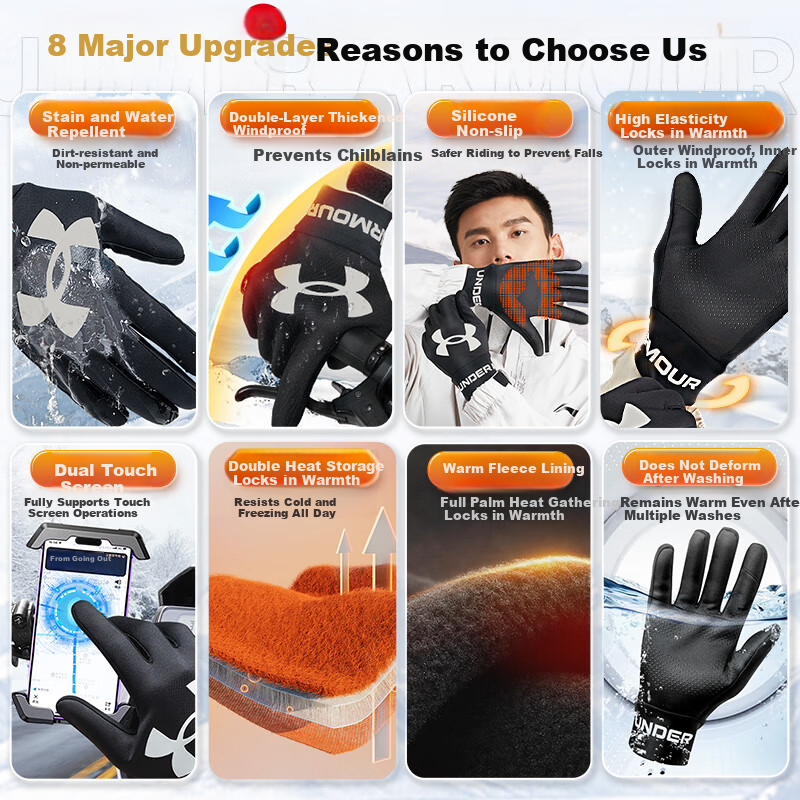 Перчатки Under Armour для мужчин и женщин