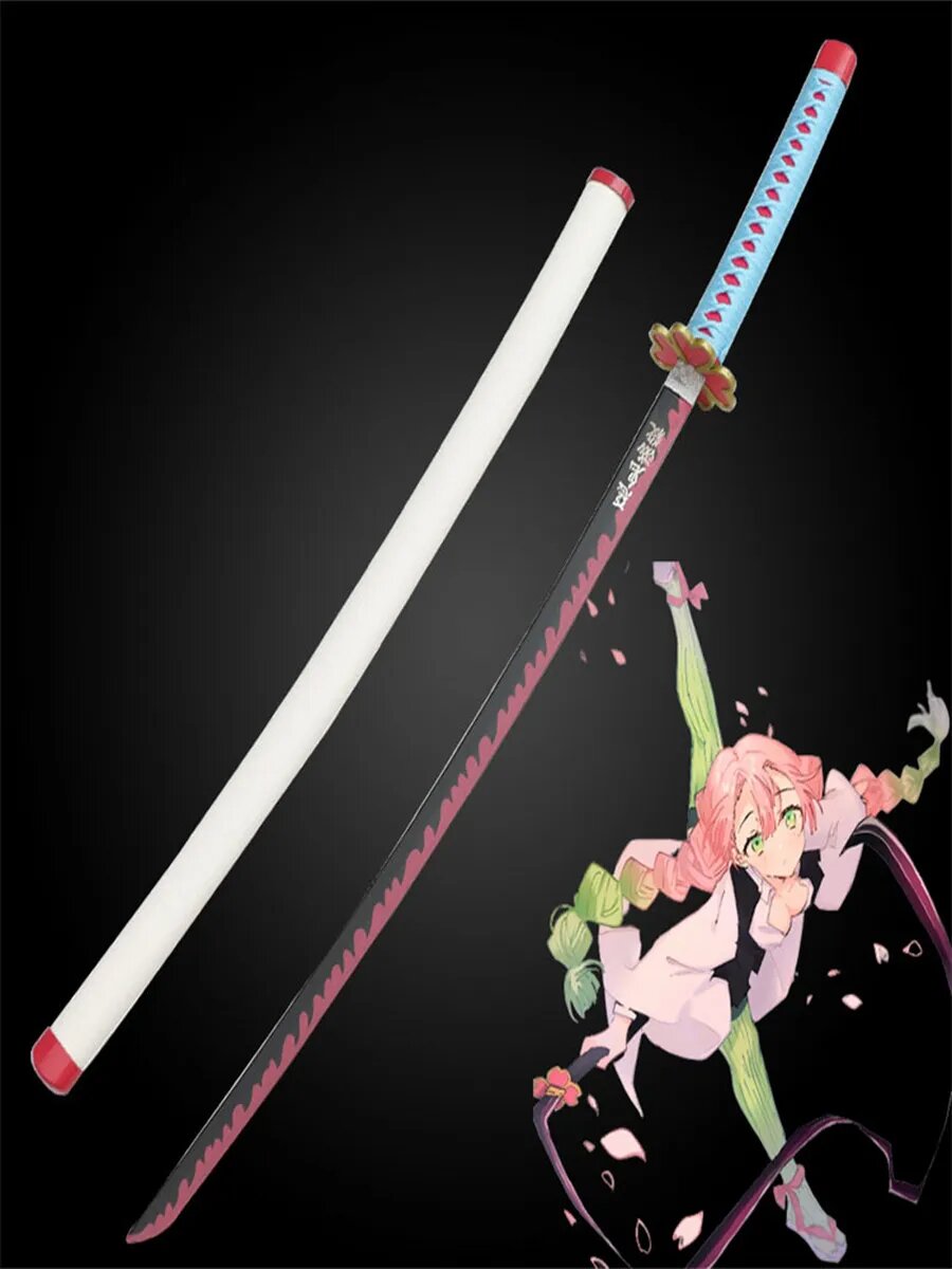 Катана металлическая 104 см мицури канроджи из аниме Demon Slayer