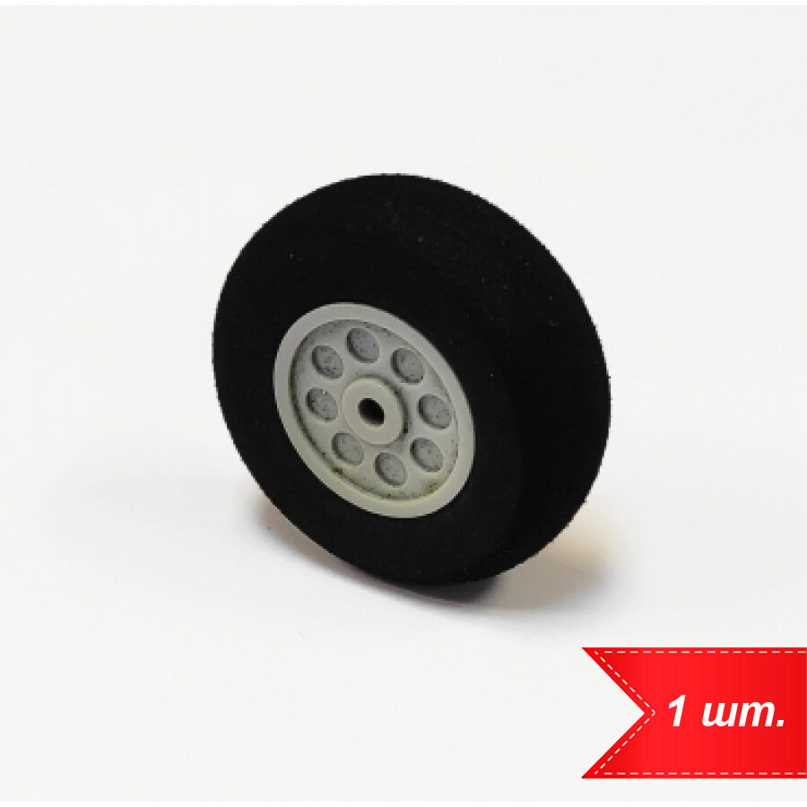 Колесо 80 x 24 мм вал 4 мм для RC моделей (1 шт.)