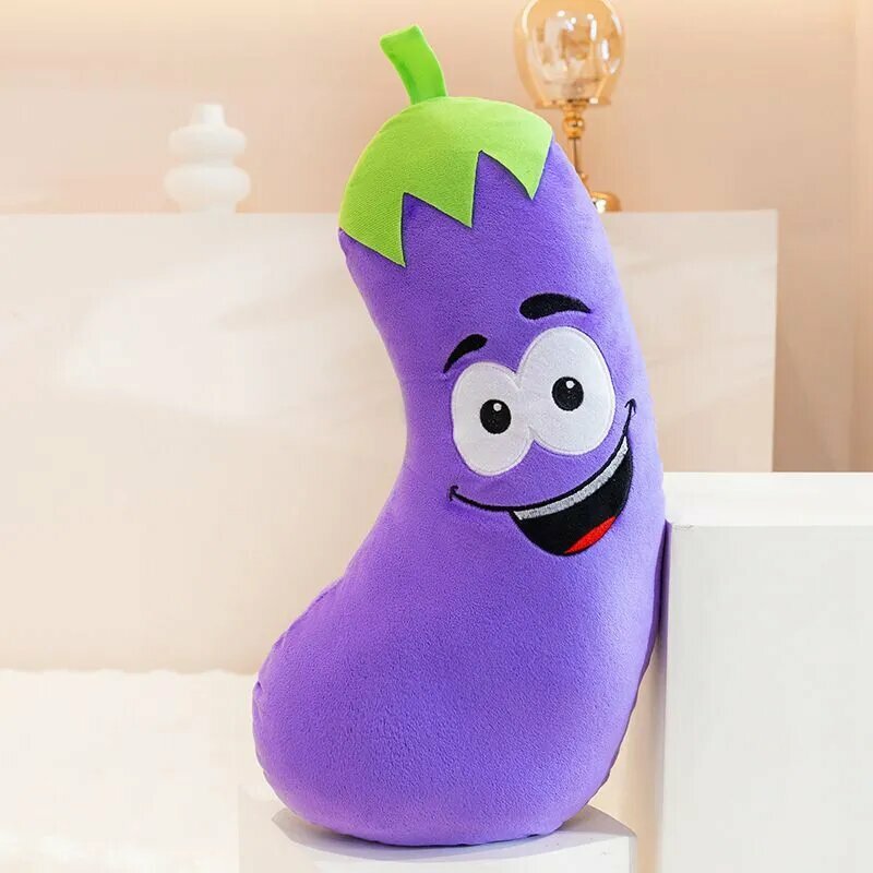 Мягкая Игрушка овощ/обнимашка Для Засыпания И Сна/Подушка, баклажан 55cm YZ