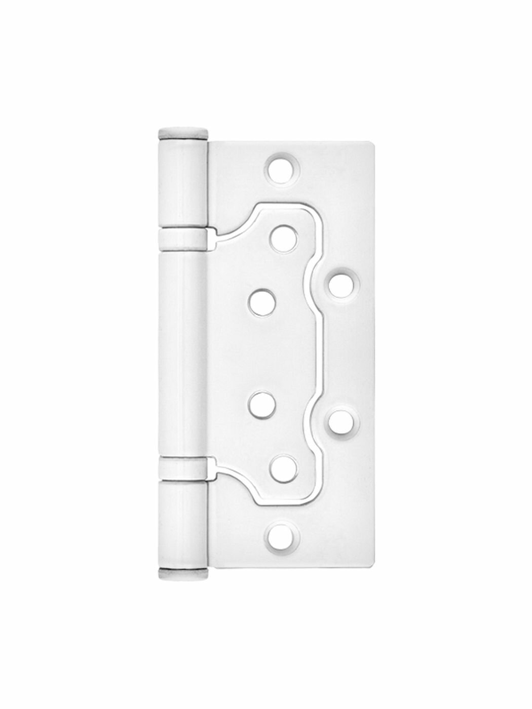 Петля без врезки (Петля бабочка ПБ) белая подвес