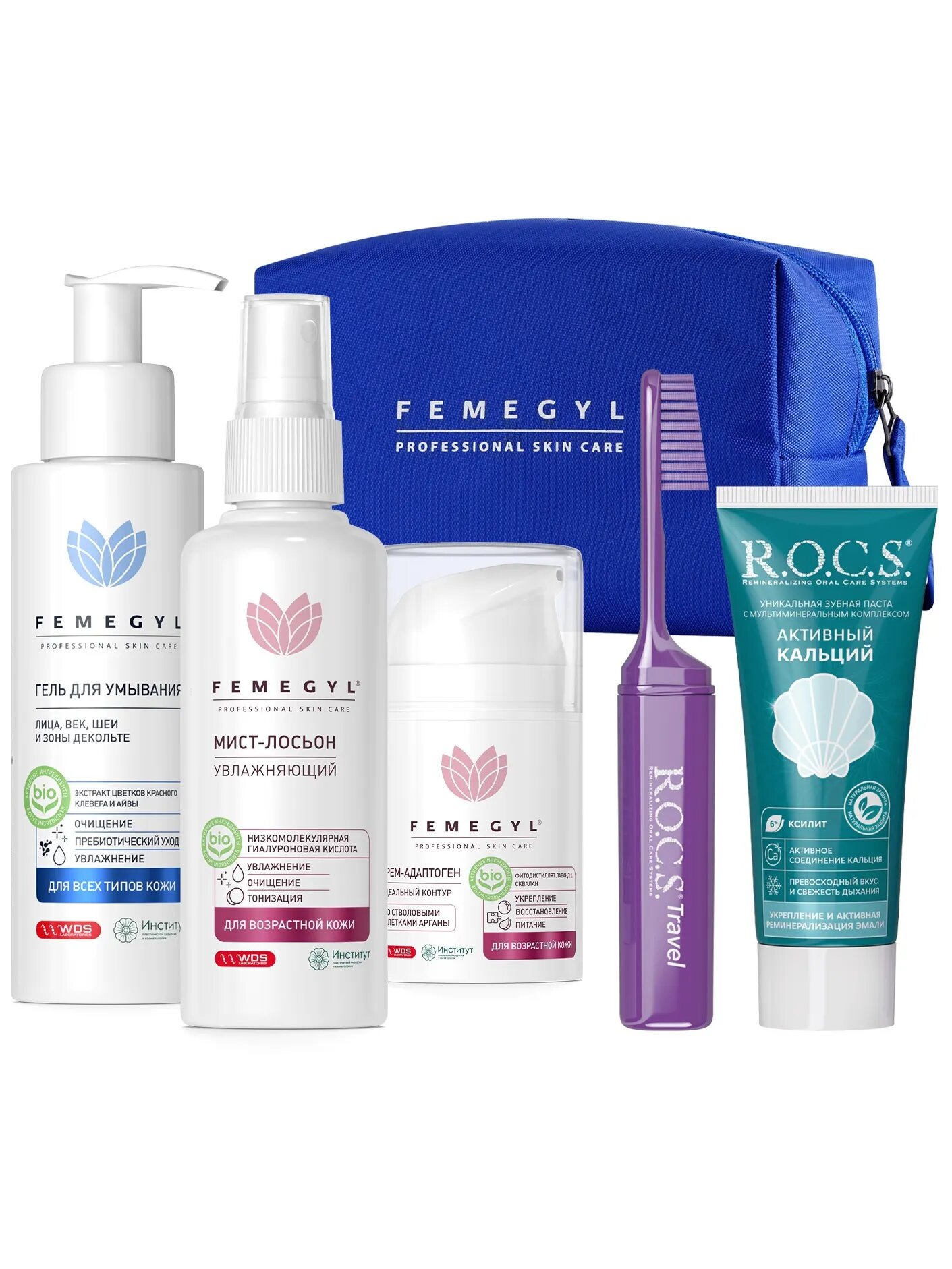 FEMEGYL & R.O.C.S Косметический набор для молодости и красоты кожи 40+