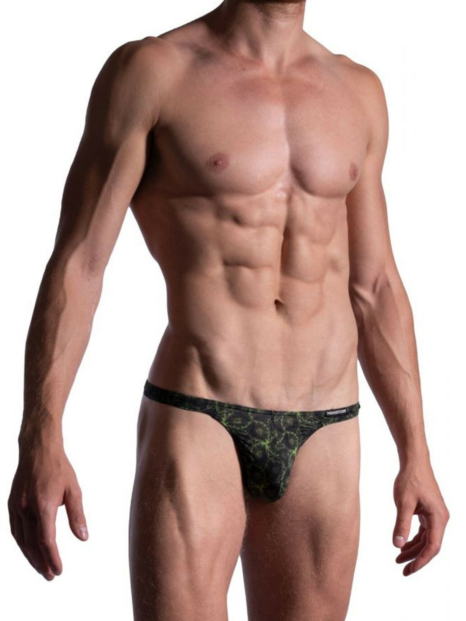 Трусы-стринги "M2193 - Tower String Jelly" / Manstore / Зеленый / Размер M