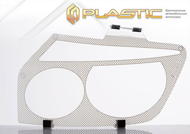 Защита фар Renault Duster 2011 2015 HSA, HSM Шелкография белая