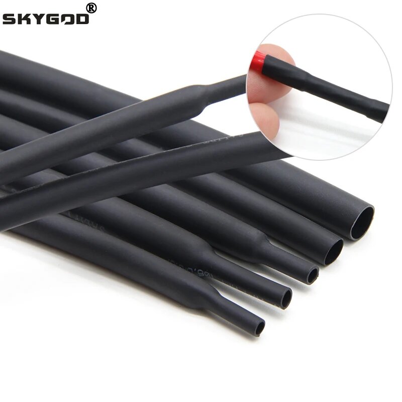 Термоусадочная трубка черная 0,6~210 мм 16mm, 1 meter