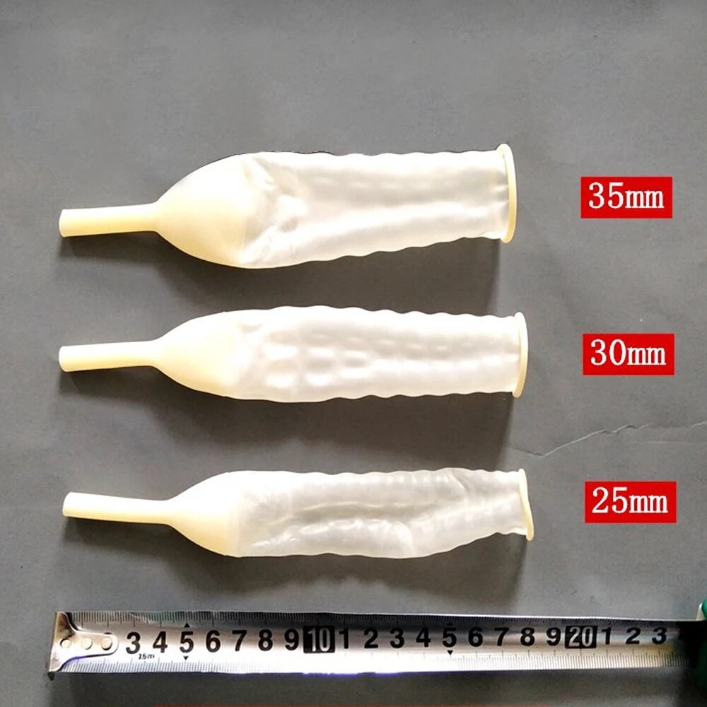 Мужской латексный внешний катетер HDRSMTMED M/L/XL 1x 35mm