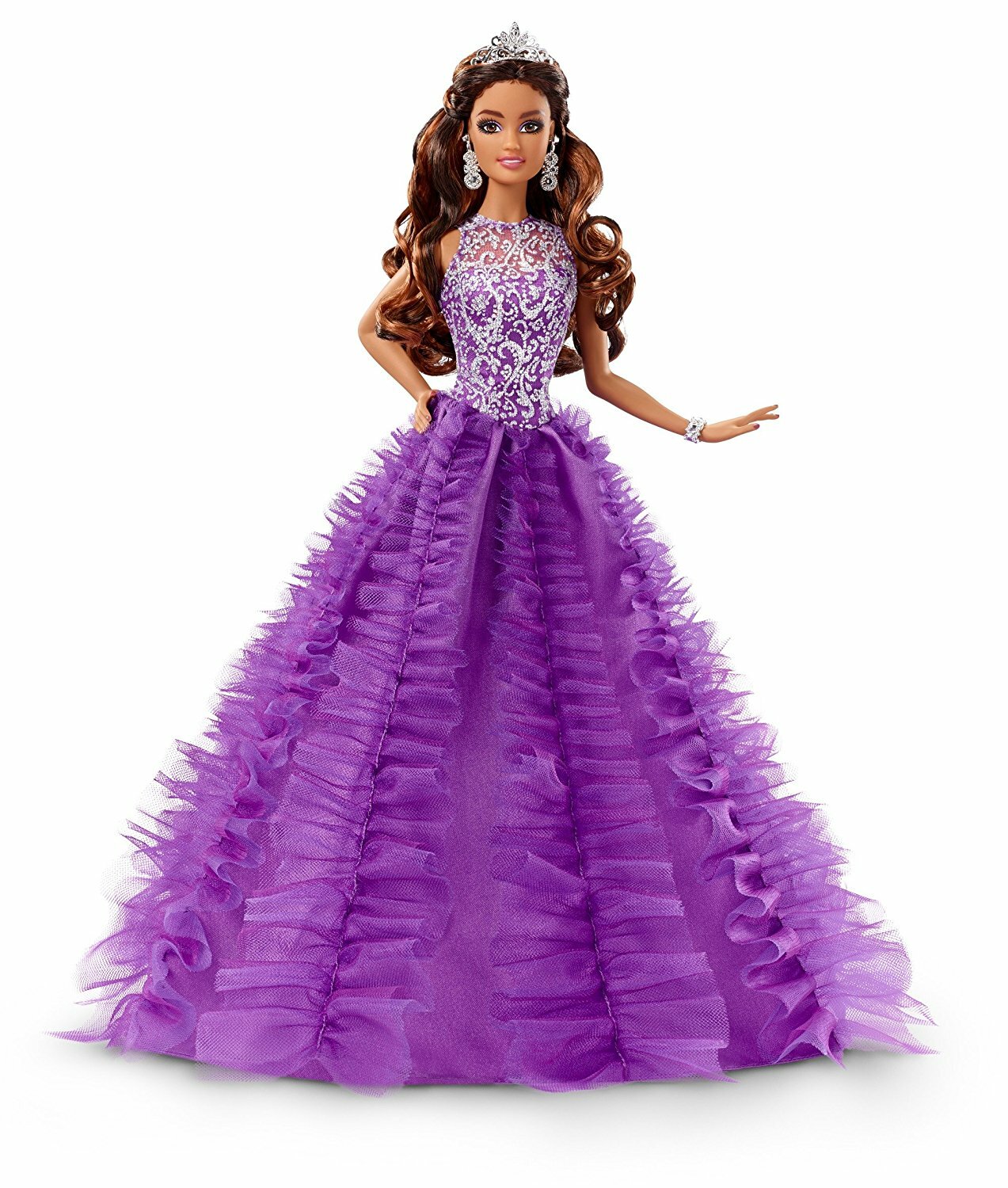 Кукла Barbie Коллекционная Барби Кинсеаньера в пышном платье (Barbie Quinceanera) DWF61 Mattel