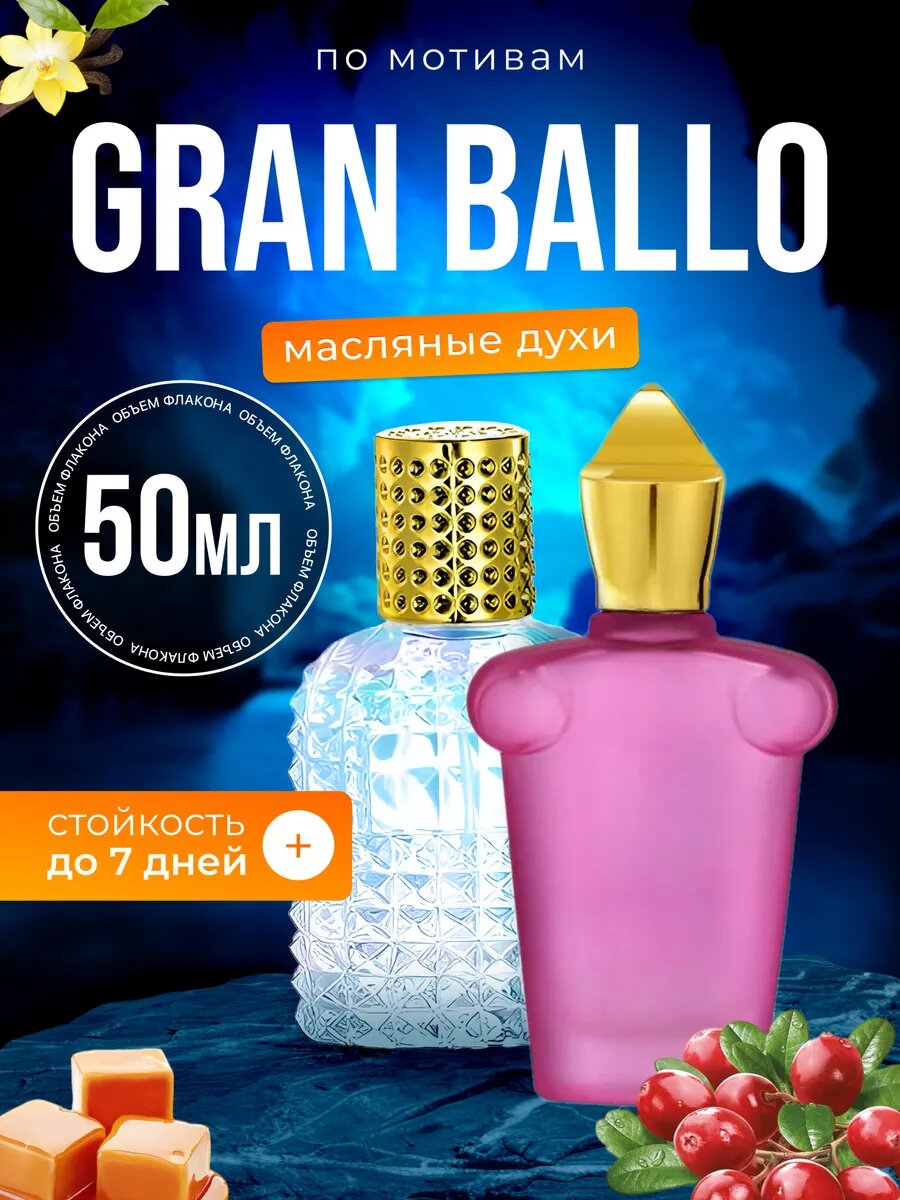 Духи масляные по мотивам Gran Ballo Ксерджофф Гран Балло парфюм женские стойкие