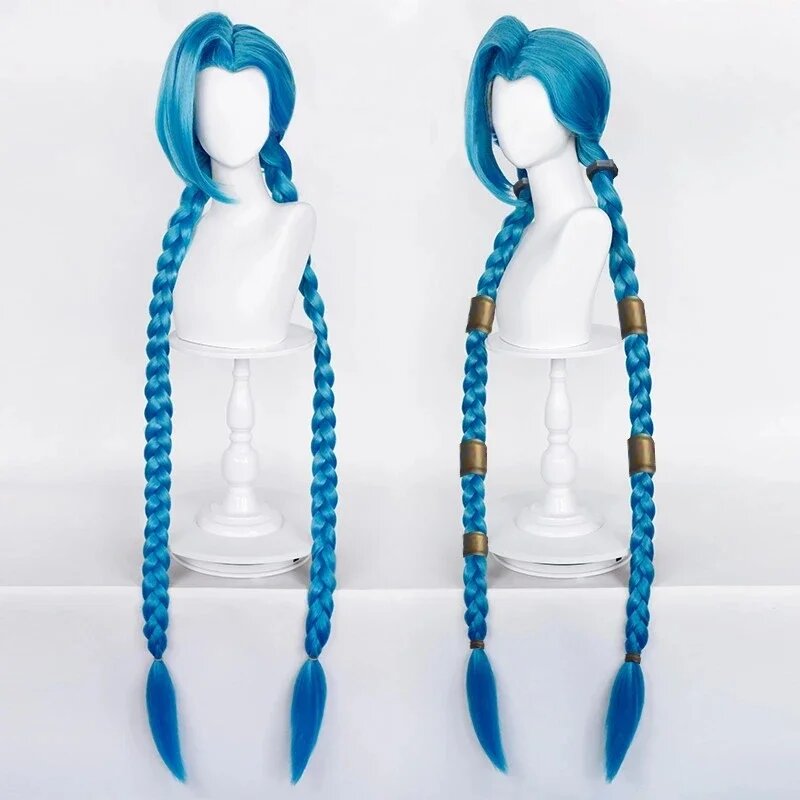 Синтетический парик Джинкс синий wig and accessories