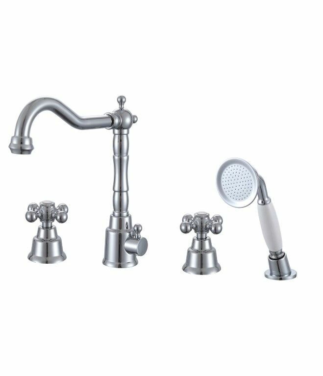 Смеситель на борт ванны GANZER GZ09033 ретро