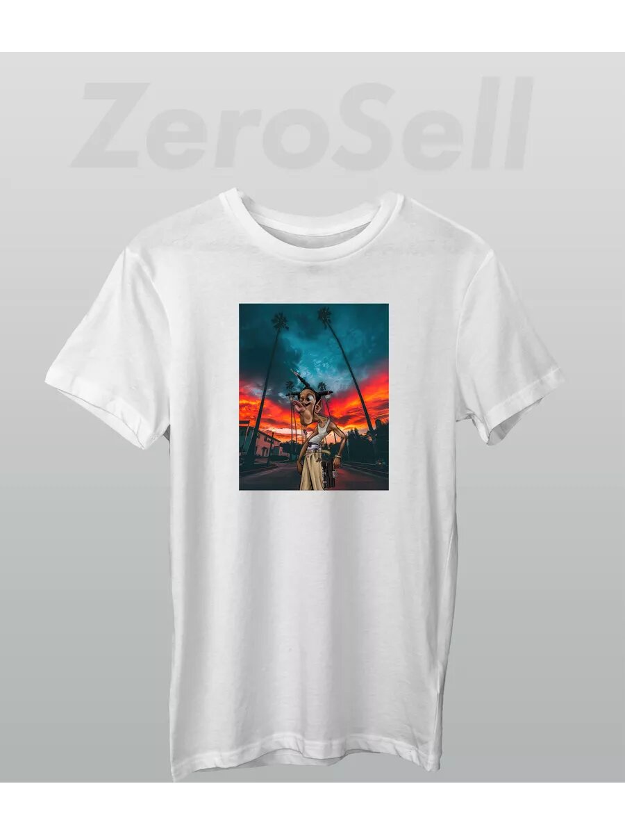 Футболка майами закат