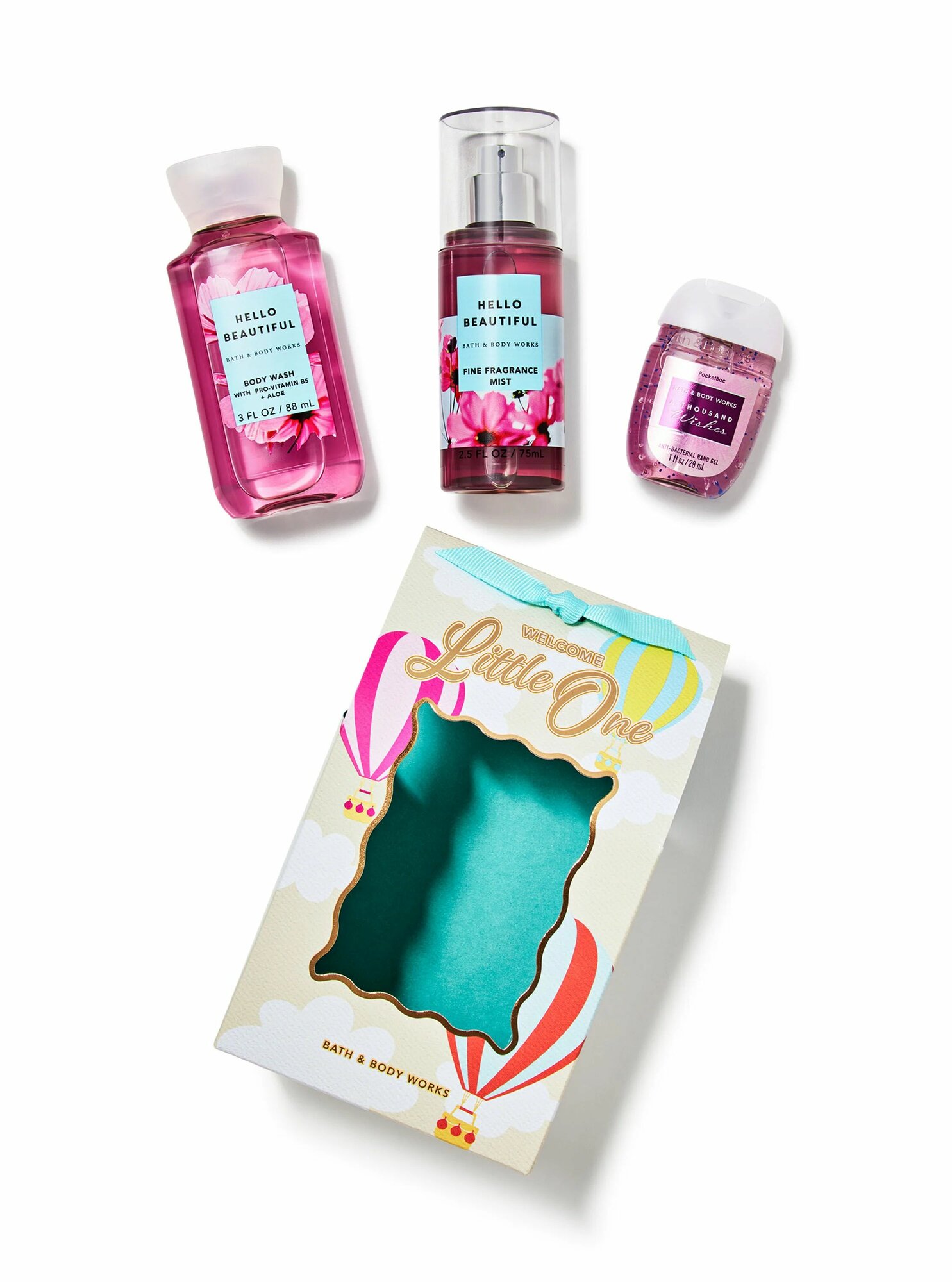 Bath And Body Works Маленький подарочный набор Hello Beautiful
