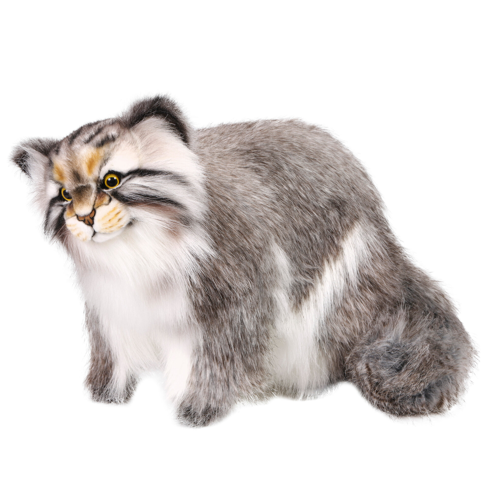 Реалистичная мягкая игрушка Hansa Creation 7169 Манул сидящий, 42 см