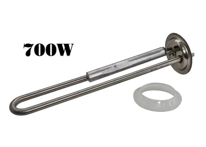 ТЭН RF 700Вт Фланец 65 мм с Анодом М4 и силиконовой прокладкой ( нержавейка ) для водонагревателей Thermex, Garanterm