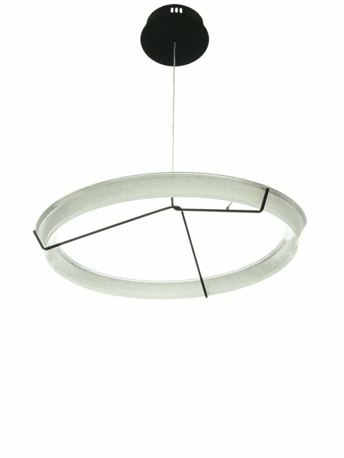 Люстра Eva 58 Вт LED 3000-6000К черная Ø57×120 см