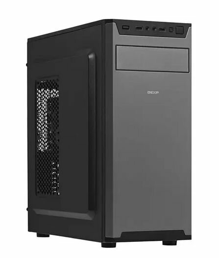 ПК DEXP Atlas H408 (Atlas H408) черный - AMD Ryzen 5 5600G, ядра: 6 x 3,9 ГГц, 16 ГБ DDR4, AMD Radeon, SSD 512 ГБ, Windows 10 Pro