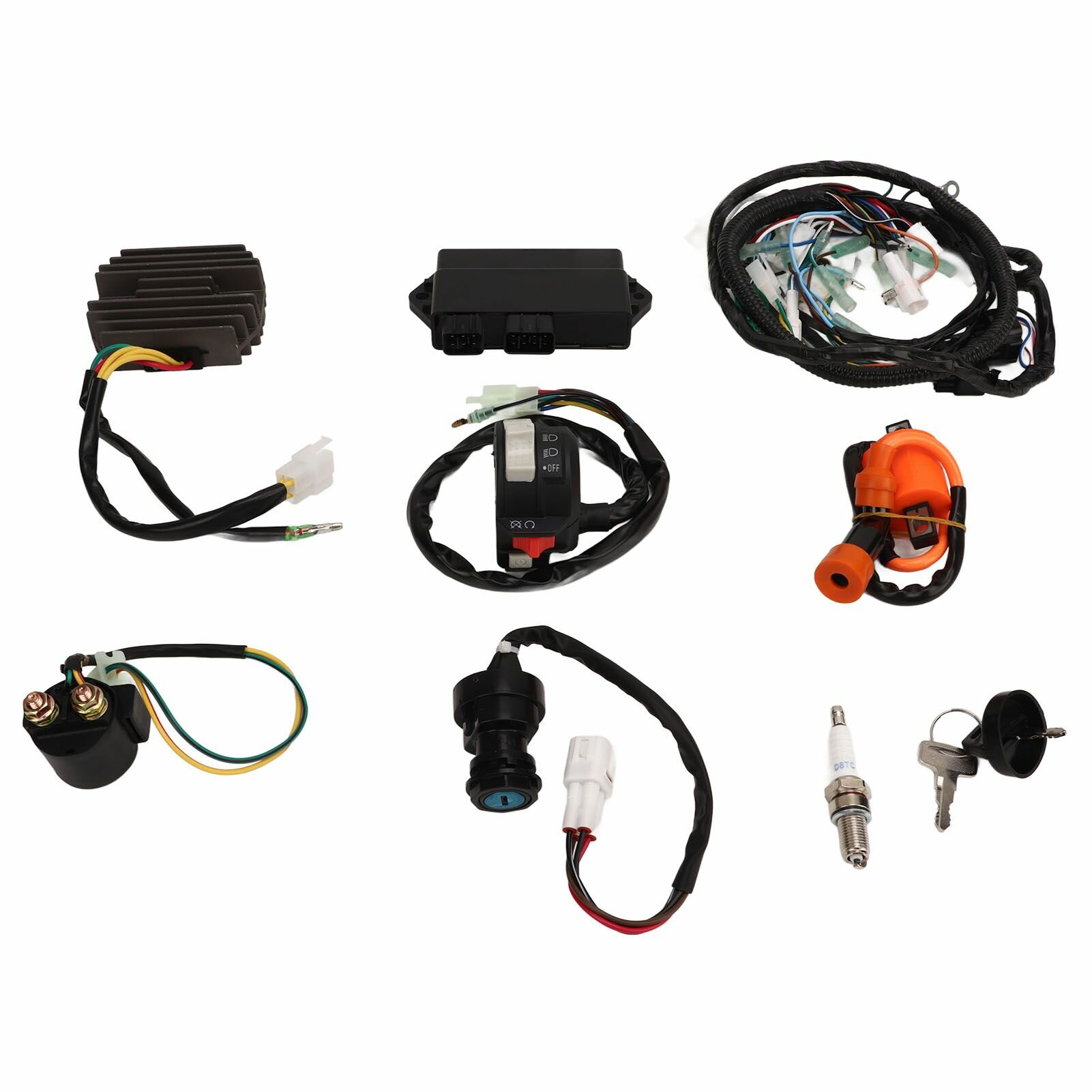 Набор регулятора напряжения и реле для ATV Warrior 350 YFM350X, комплект CDI, полный набор, OE номера 3GD 82590 40 00