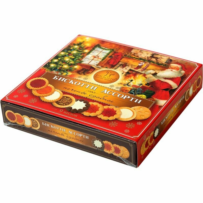 Печенье Бискотти ассорти, 345 г