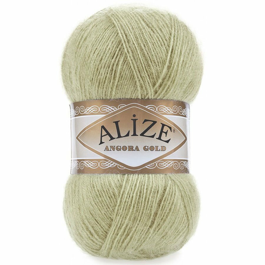 Пряжа Alize ANGORA GOLD 267 оливка (5 мотков)