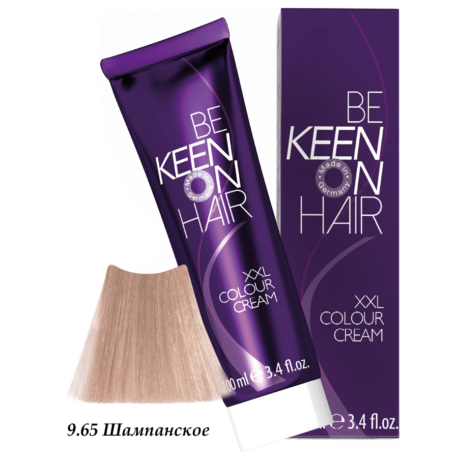 KEEN Крем-краска для волос 9.65 Шампанское/Champagner Профессиональная краска KEEN COLOUR CREAM, 100мл