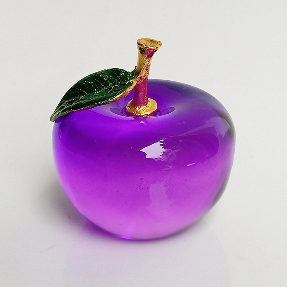 Crystal Harmony Apple Красный 50 мм Кристалл Подставка Подарочный ящик UYT12116-6v4h 30 дней China