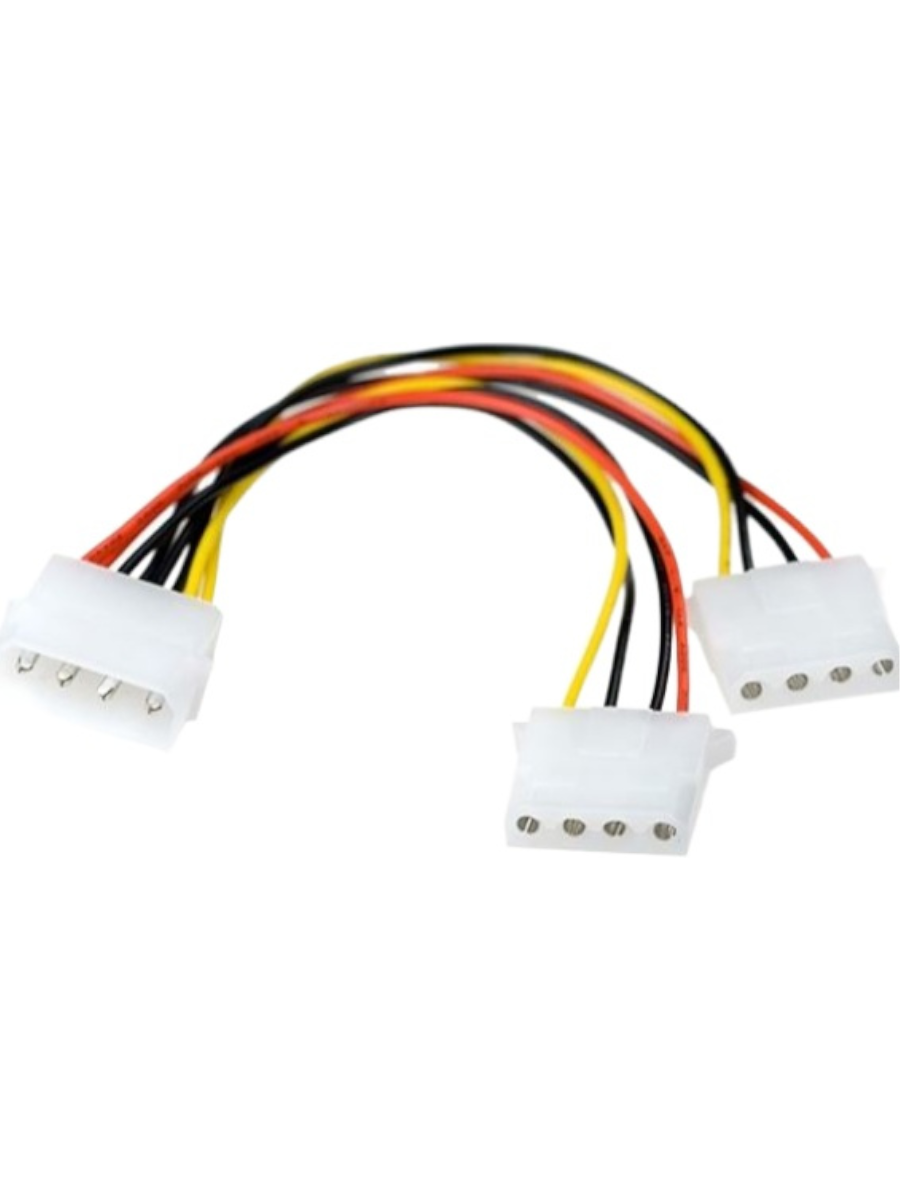 Разветвитель Exegate EX261530RUS Molex/2xMolex, для HDD, 0,15м