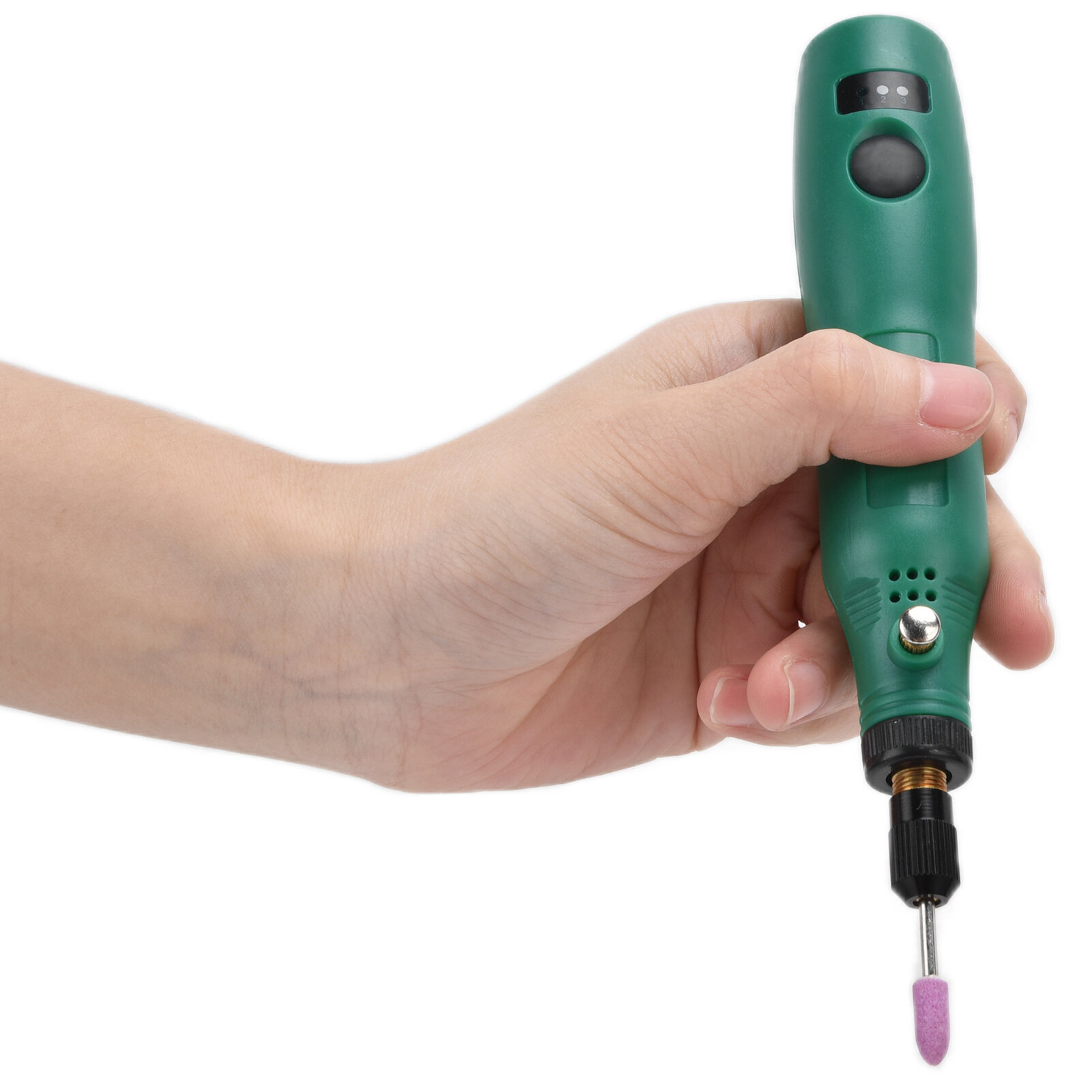 Мини-электрическая дрель, 5 В постоянного тока, 3-скоростная регулируемая мини-электрическая шлифовальная машина, набор инструментов для штамповки, гравировки, обрезки, полировки