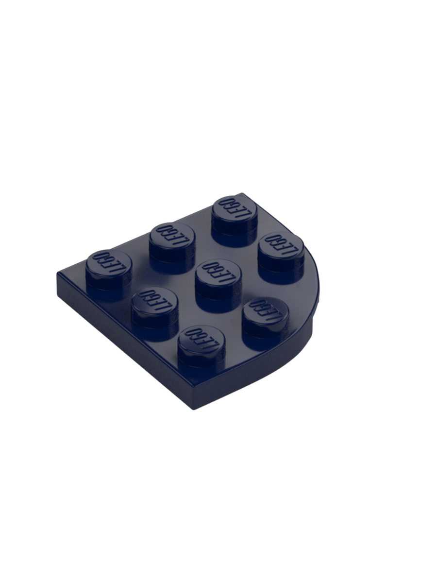 Деталь Lego Plate, Round Corner 3 x 3 (30357)