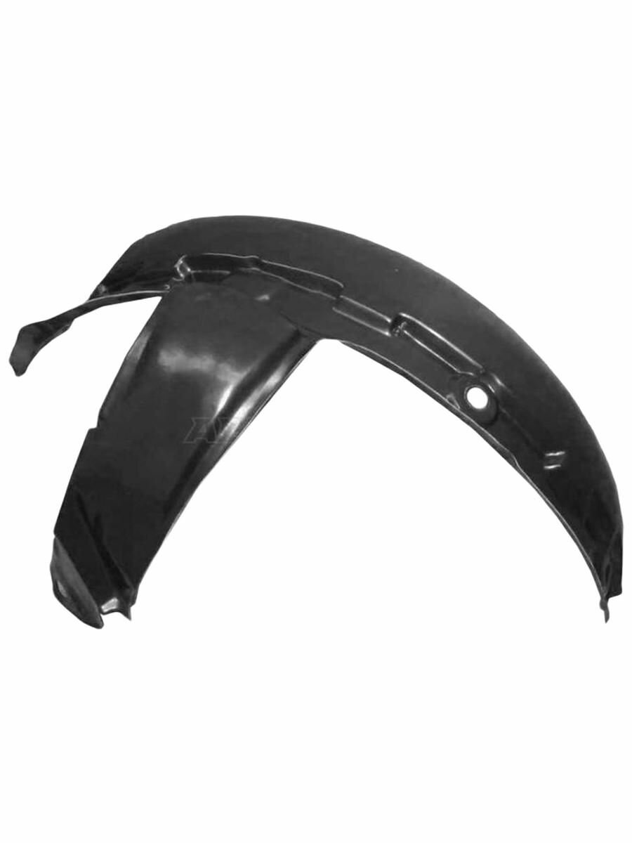 Подкрылок AKRADO, для Renault Kangoo, передний, левый, черный, задняя часть