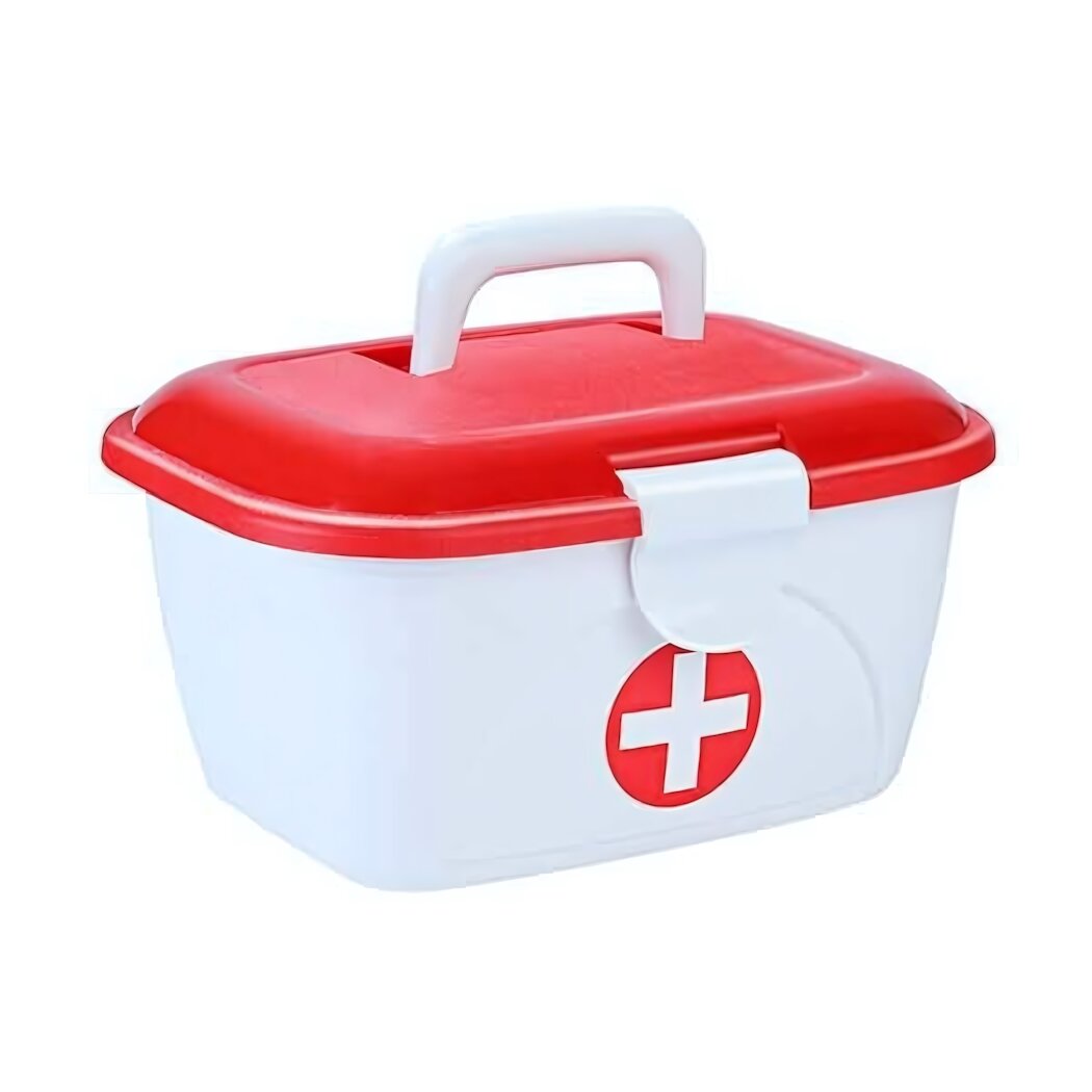 Контейнер "Star Box Аптечка" 350х260х215, красный, для хранения медикаментов