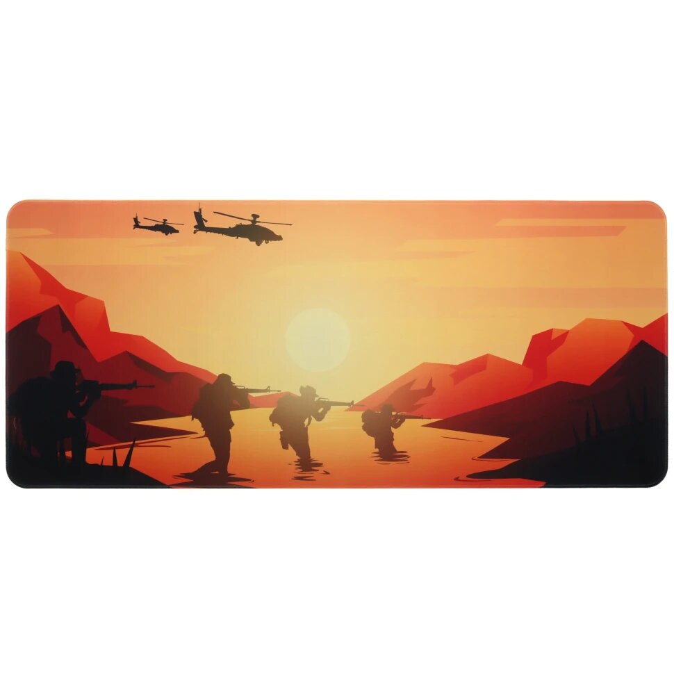 Коврик Aceline Soldiers 01 (XL), полиэстер, резина, разноцветный