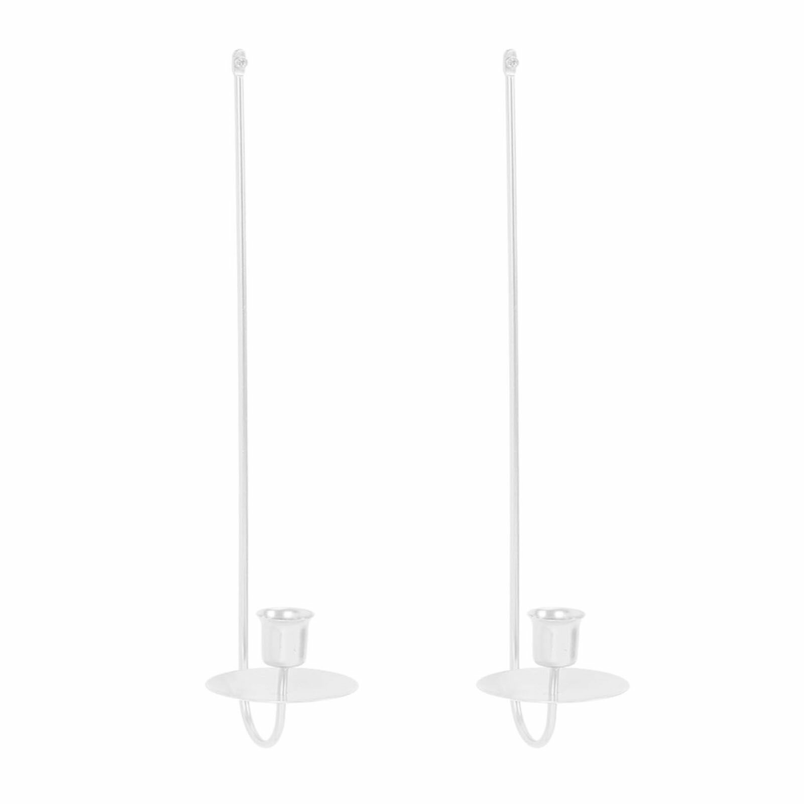 Металлический настенный подсвечник из 2 предметов